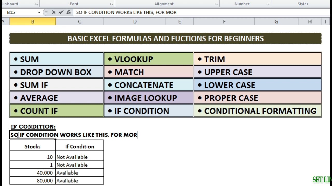 IF Function in Excel [ How to use IF Condition Function in Excel ...