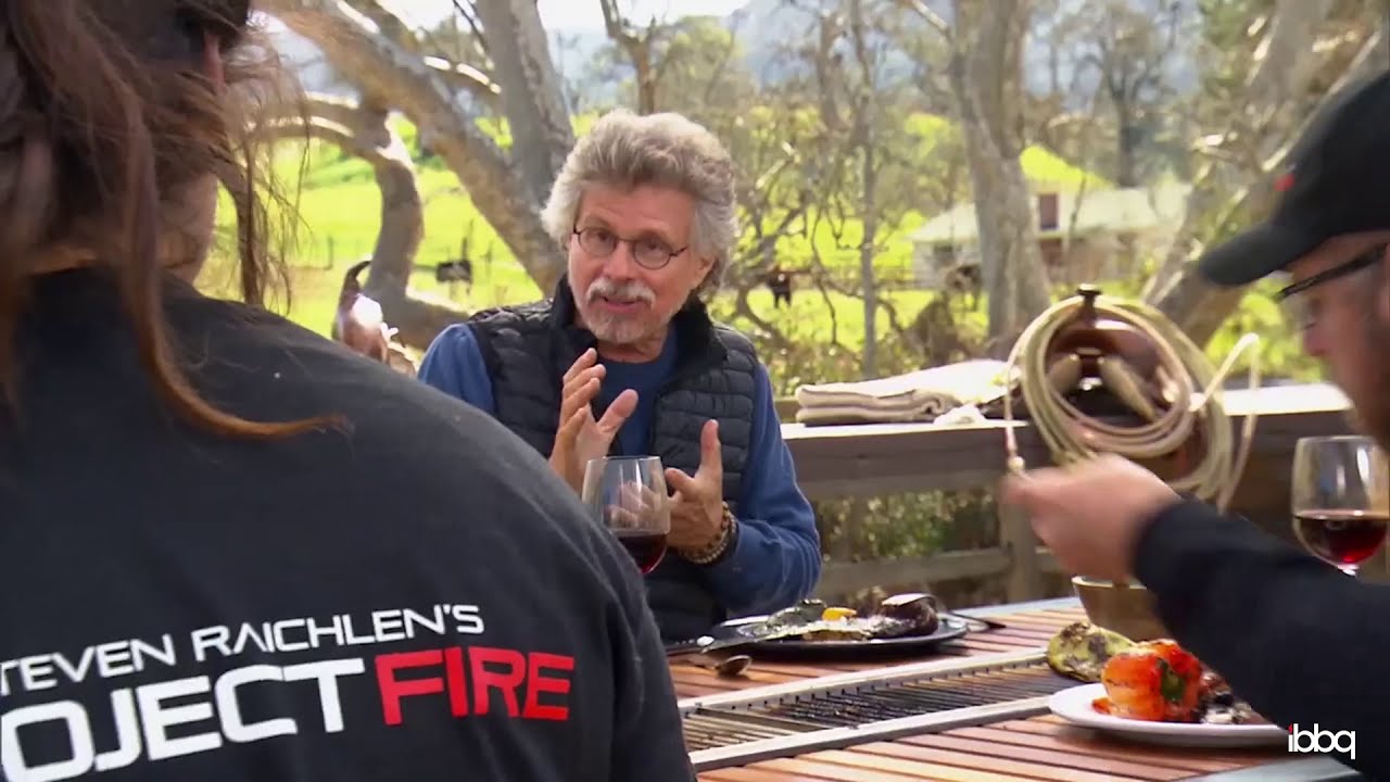 Celebrity Chef Steven Raichlen grills Lamb Steaks on the Angara ...