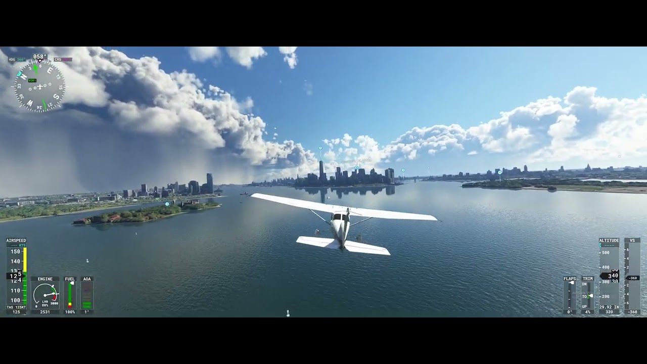 Amazing views, Microsoft Flight Simulator 2022 4K, Flying Cessna over ...
