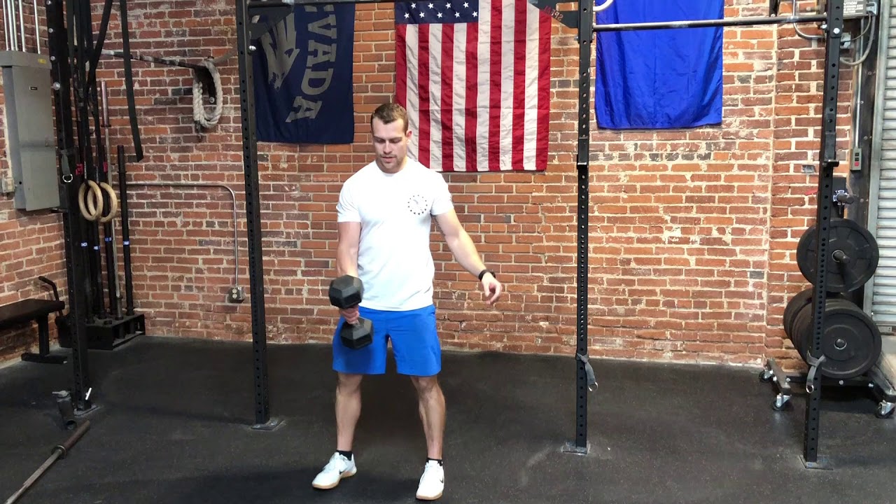 Single Arm DB Clean and Jerk - YouTube