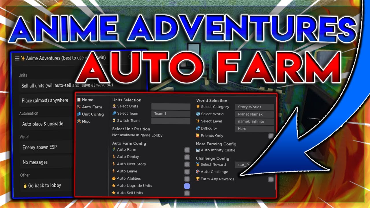 ROBLOX | Anime Adventures Script/Hack! Auto Farm,Auto Quest/Mission ...