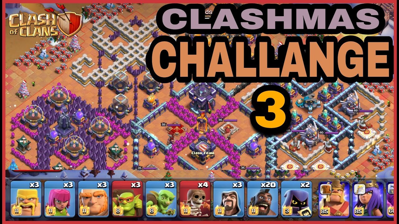 EASY CLASHMAS CHALLENGE 3 ATTACK !! JOLLY CLASHMAS CHALLENGE 3 ATTACK ...