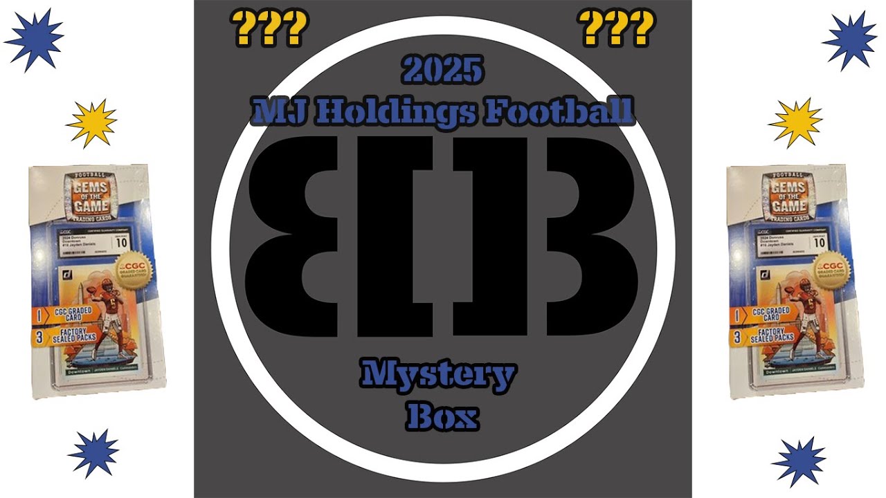 2025 MJ Holdings Gems of the Game Football Mystery Box??? - YouTube