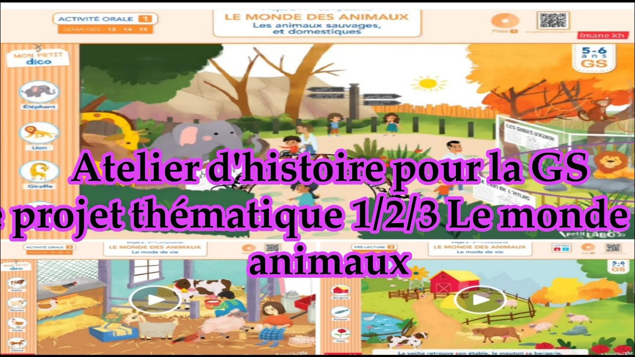 Atelier d'histoire pour la GSLe projet thématique 1/2/3 Le monde des ...
