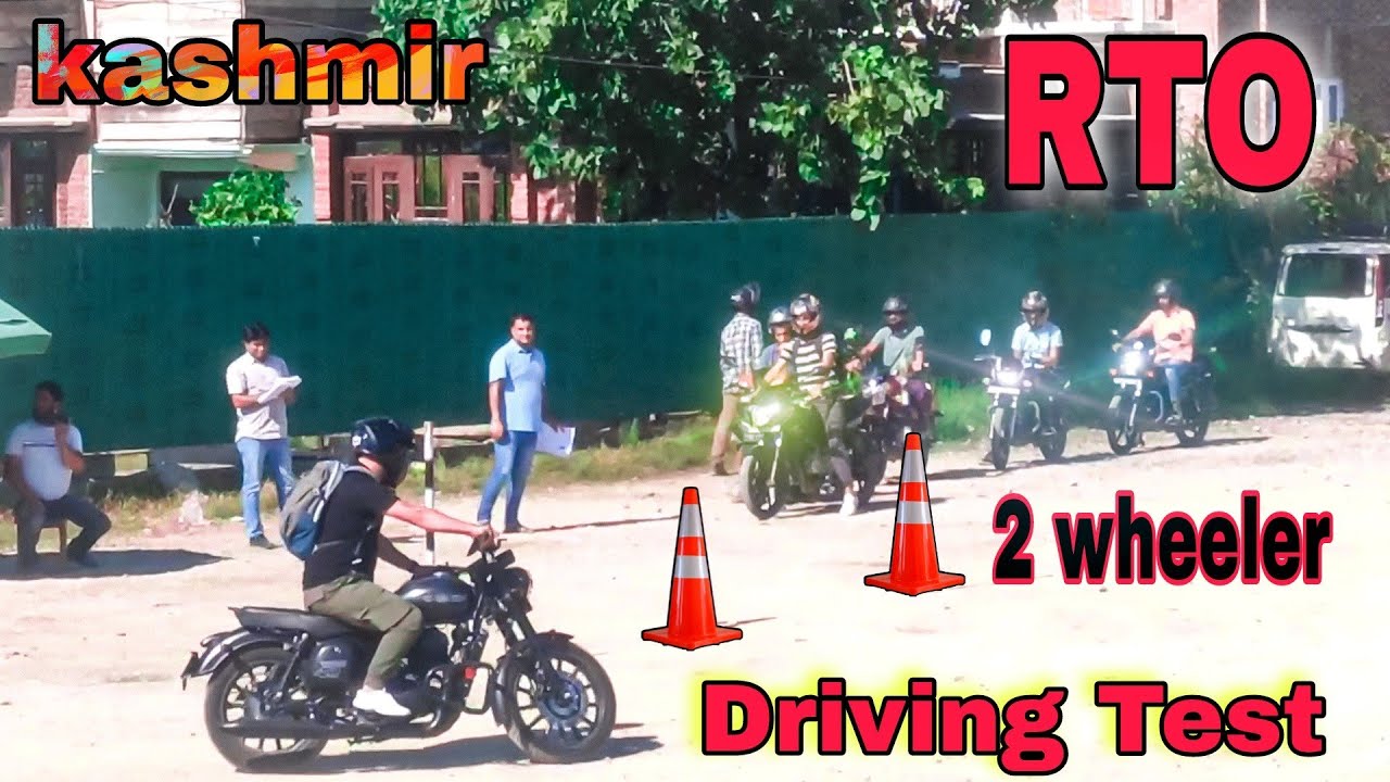 2 wheeler Driving License Test RTO Anantnag kashmir || #jammu and ...