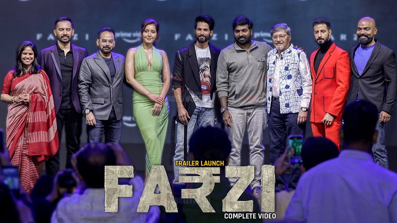 FARZI | Official Trailer Launch | COMPLETE VIDEO | Shahid Kapoor, Vijay ...