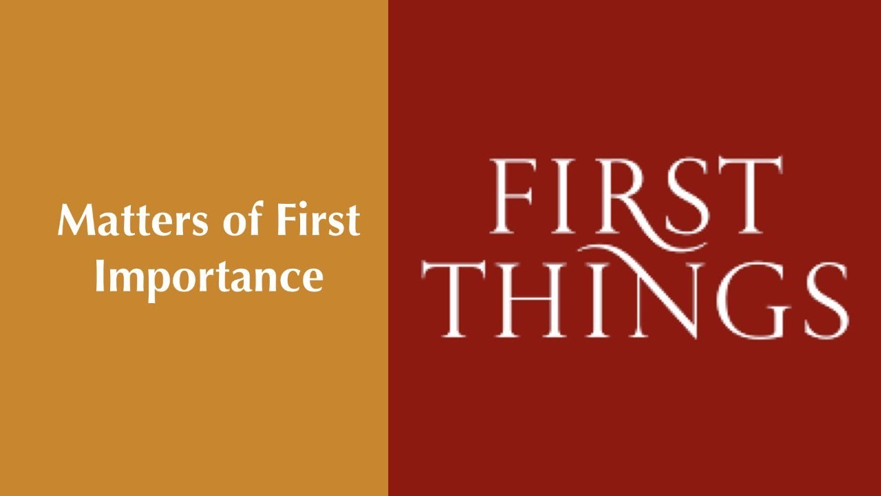 Matters of First Importance (2) Jesus Resurrection (Sunday 9th April ...