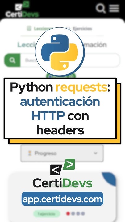 Python requests HTTP con autorización por token JWT - YouTube