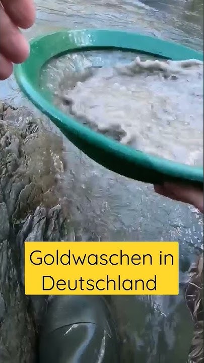 Goldwaschen in Deutschland - YouTube