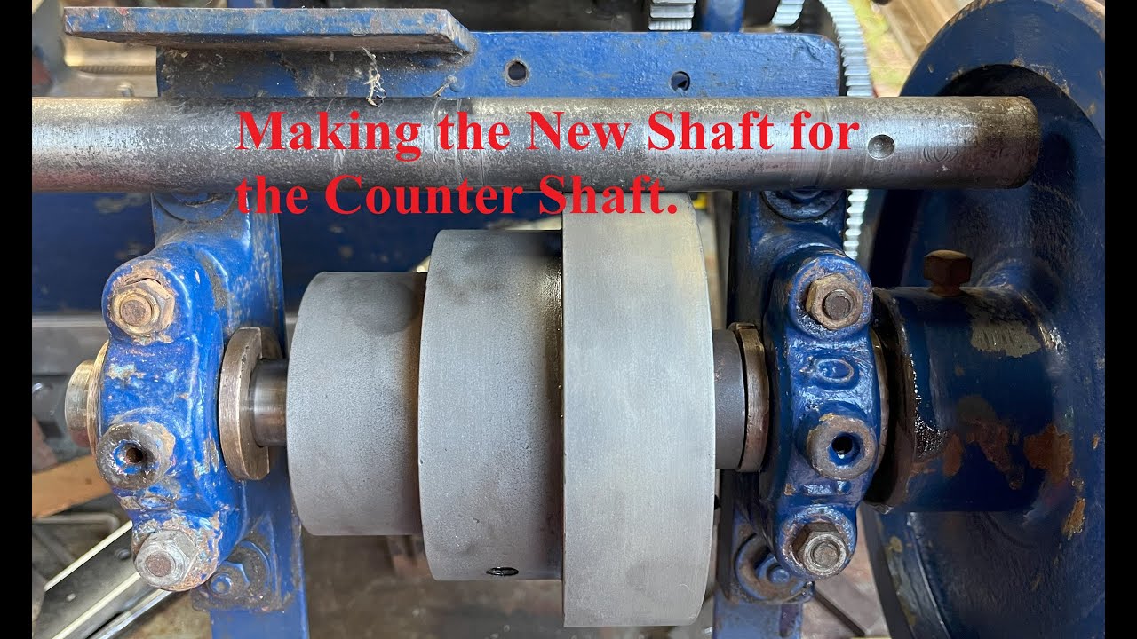 Making the new counter shaft and some deep cleaning - YouTube