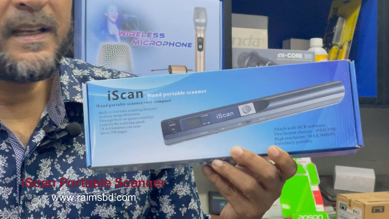 iScan Portable Scanner. - YouTube