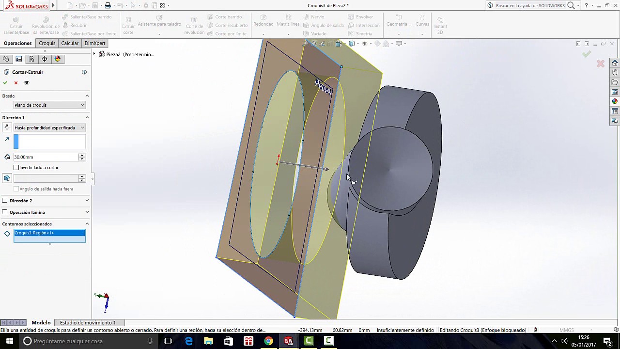 Como hacer curvas a un solido sin utilizar capas en solidworks - YouTube