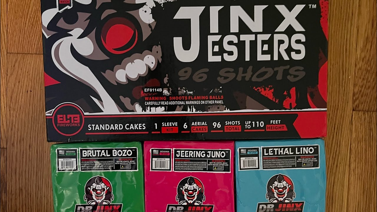 Jinx jester set unboxing Elite fireworks NEW! - YouTube