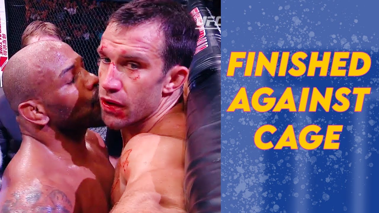 Finished Against The Cage Moments In Ufcmma Youtube