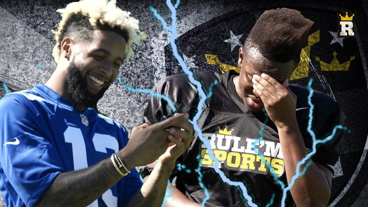 ODELL BECKHAM JR. SHOCKS KSI | Rule'm Sports - YouTube
