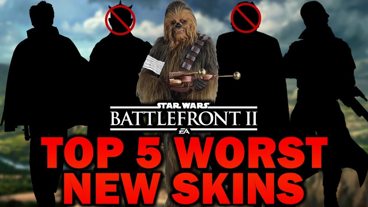 TOP 5 WORST NEW SKINS! Star Wars Battlefront 2 - YouTube