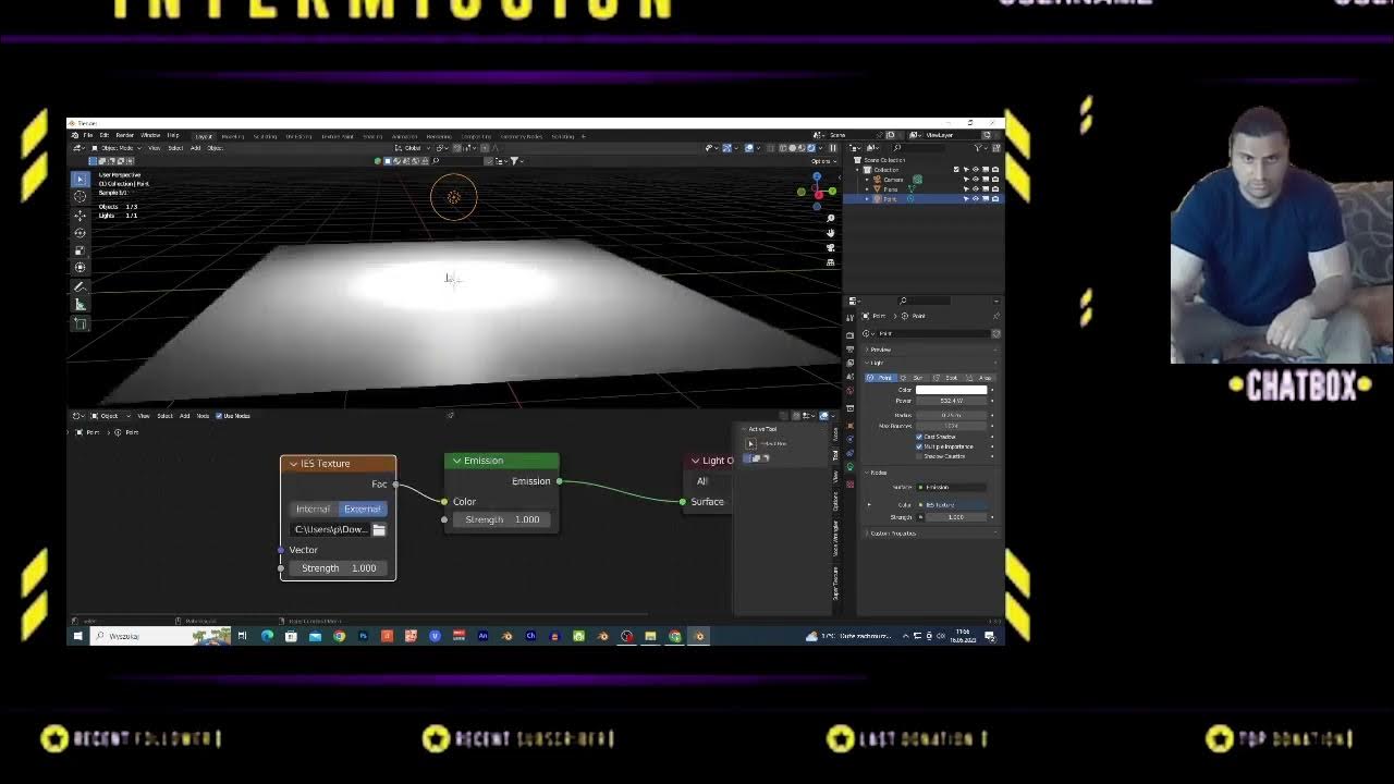 blender tutorial IES Texture - YouTube