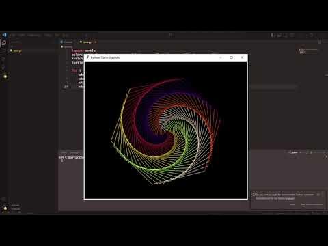 Python Tutorial | How To Create a Spiral Using Python - YouTube