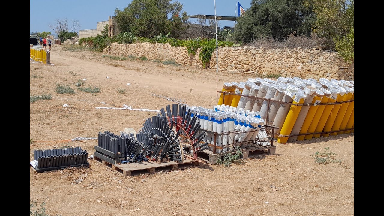 FEAST OF SANTA MARIJA // MALTA // GHAXAQ 14.08.2023 // FIREWORKS SETUP ...