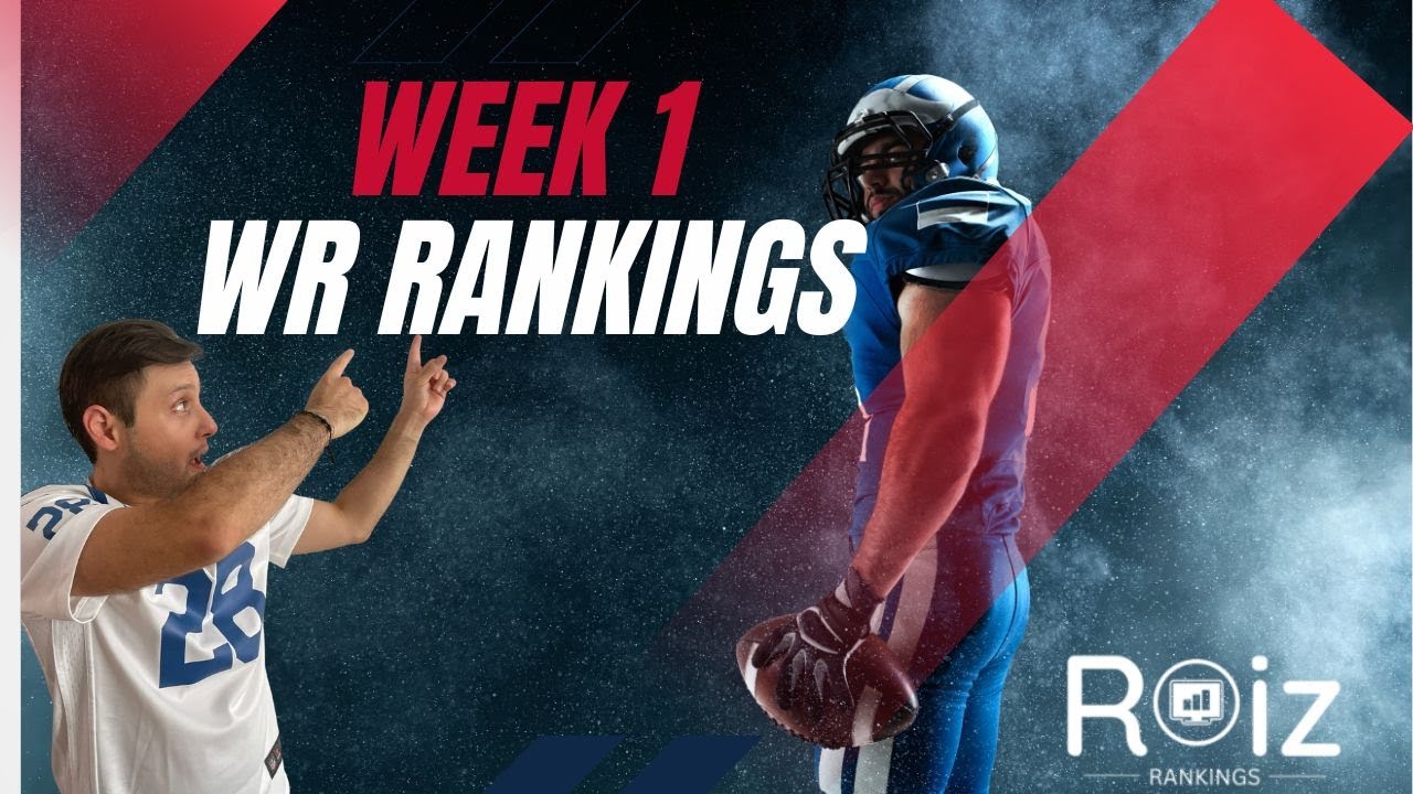 NFL Fantasy Football Week 1 WR Rankings - YouTube