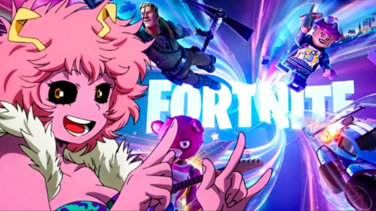 FORTNITE: Mina Ashido Claps Fortnite Lobby LOL 👀 - YouTube