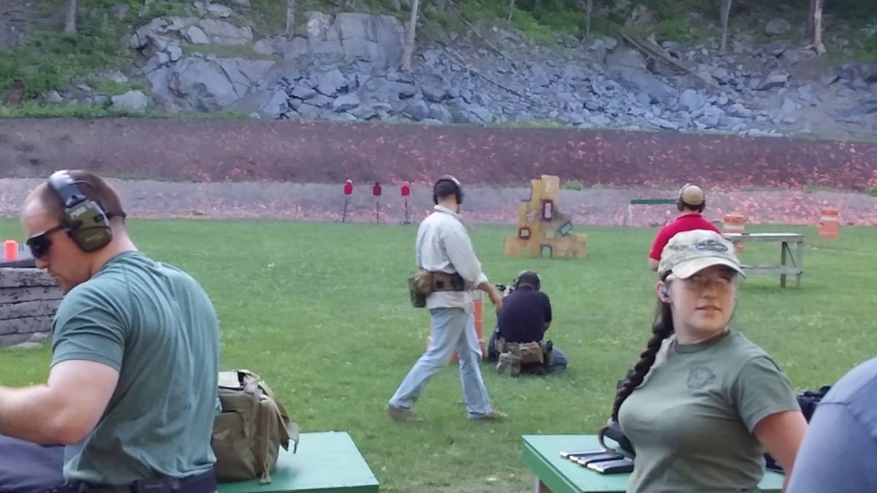Combat Carbine course at Wooster Mountain gun range - YouTube