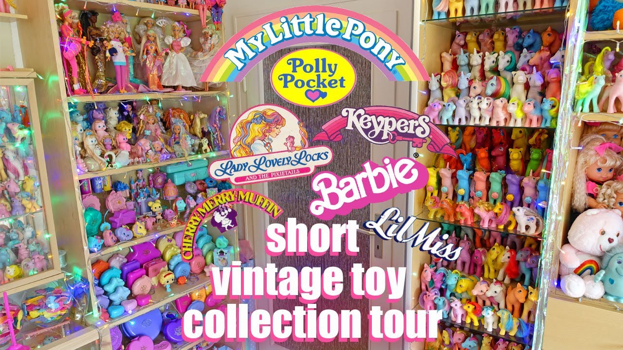 Short toy collection tour - vintage 80s 90s G1 My little Pony, Polly ...