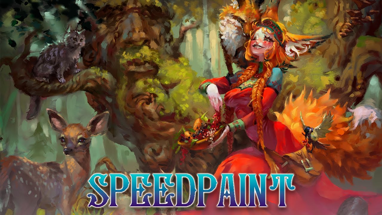 PHOTOSHOP PAINTING SPEEDPAINT - YouTube