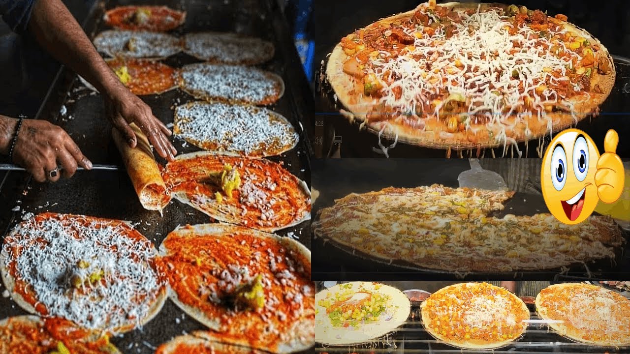 Different Types of Street Style Dosas 🤤 Crispy And Spicy Paneer Dosa ...