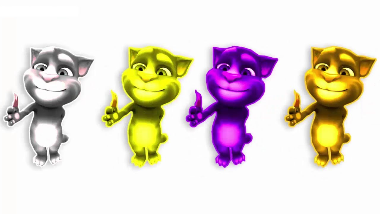 Children Learn Colors With Talking Tom - Colors For Children To Learn ...