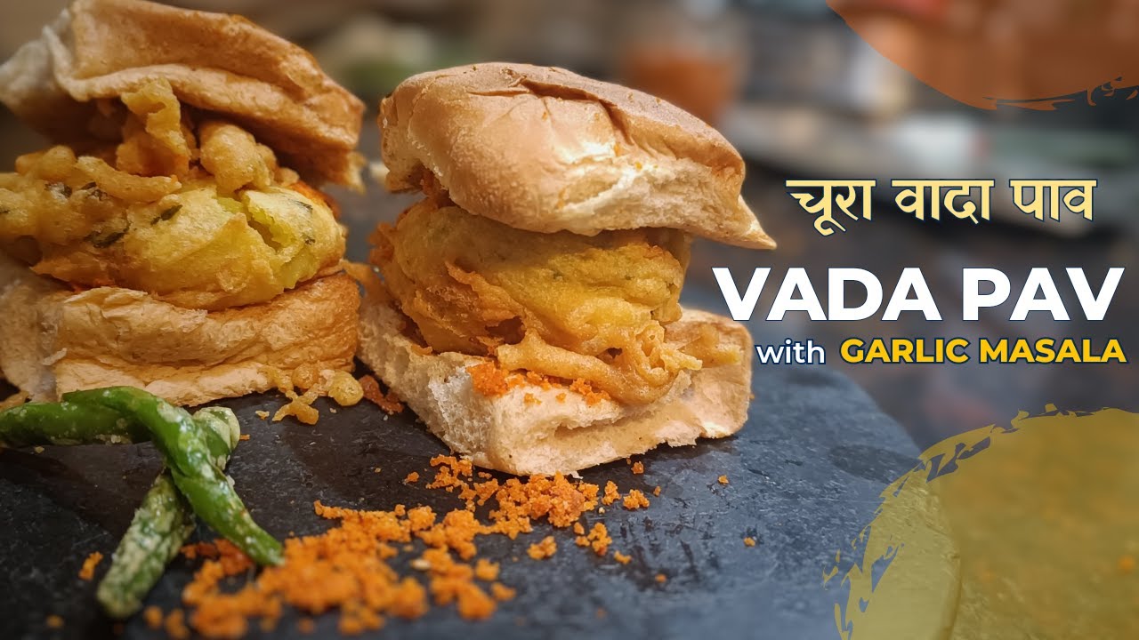 Vada Pav | Bombay Vada Pav | चूरी वडा पाव | Homemade masala & green ...