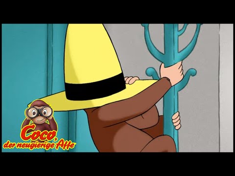 Coco der Neugierige Affe | Gelber Mans-Hut | Cartoons für Kinder