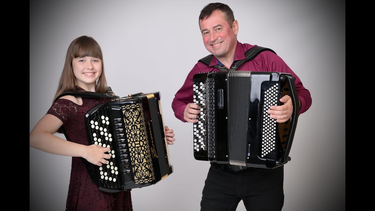 DUO TWO ACCORDIONS (Maria & Sergei Teleshev) "Dance Prelude No.5" by ...