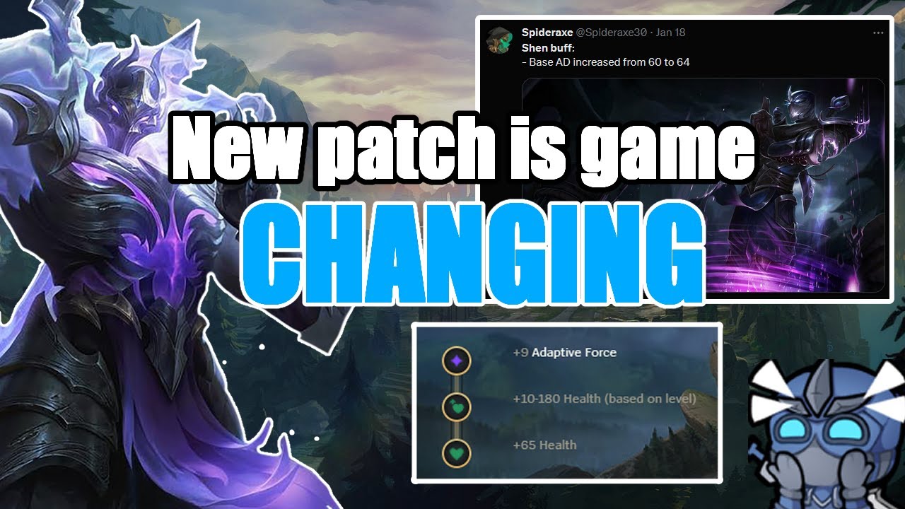 INSANE SHEN BUFF BUT IT'S NOT THE +4 BASE AD - YouTube
