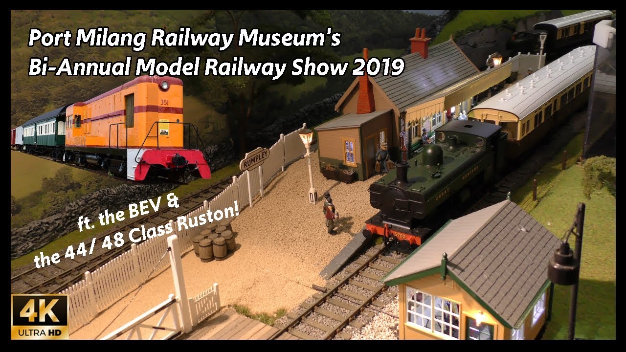 4K - Port Milang Railway Museum's Bi-Annual Model Railway Show 2019 ...
