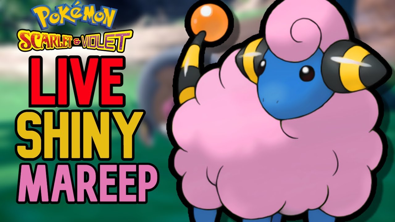 SHINY HUNTING MAREEP!!! Pokemon Violet! - YouTube