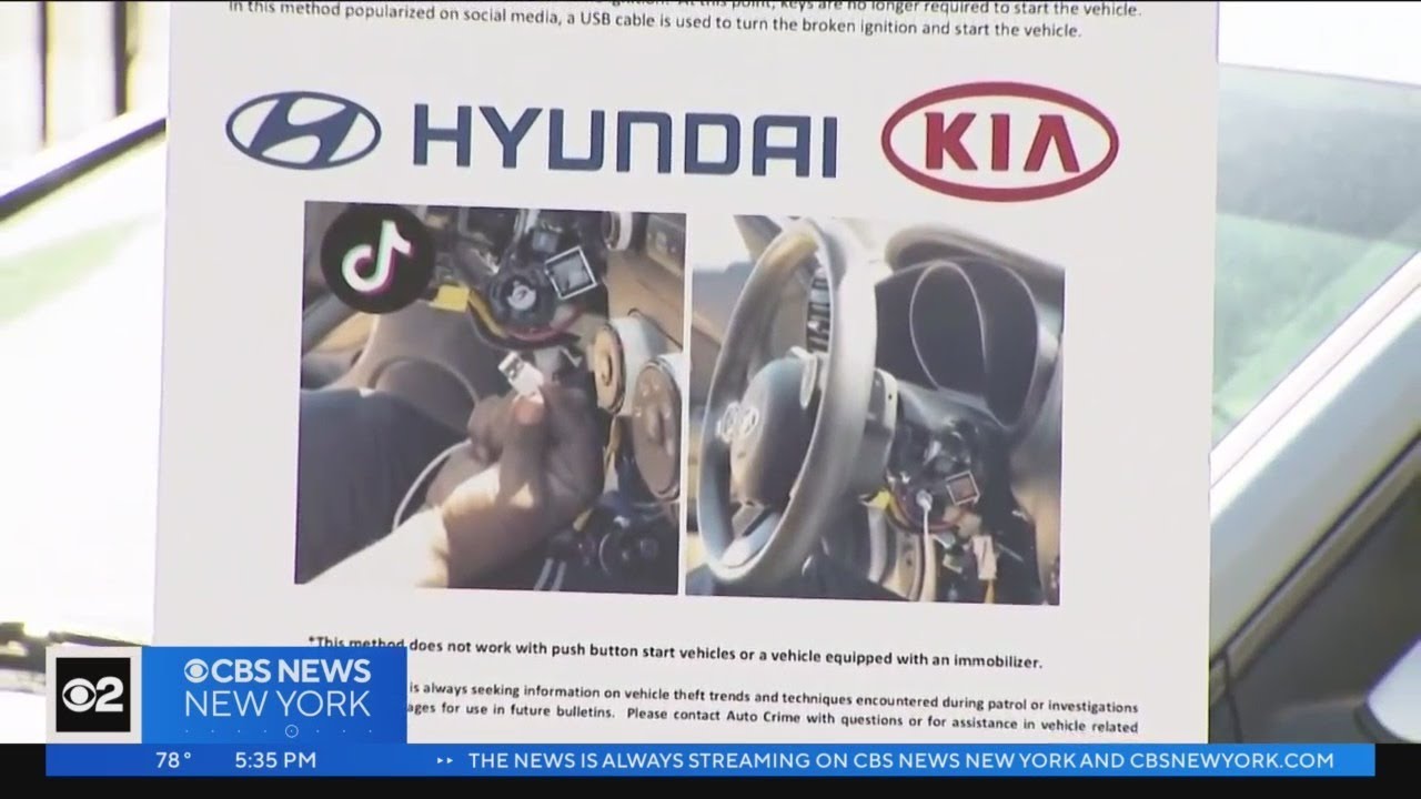 Yonkers joins cities suing Kia & Hyundai over security issues - YouTube
