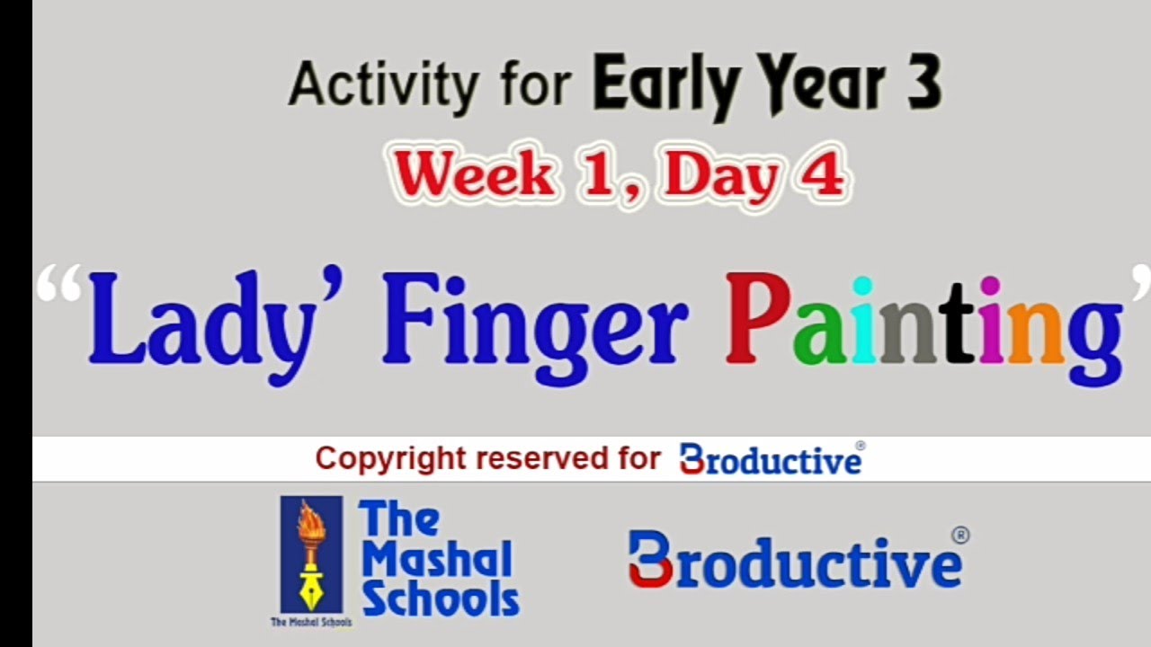 Lady Finger Painting - YouTube