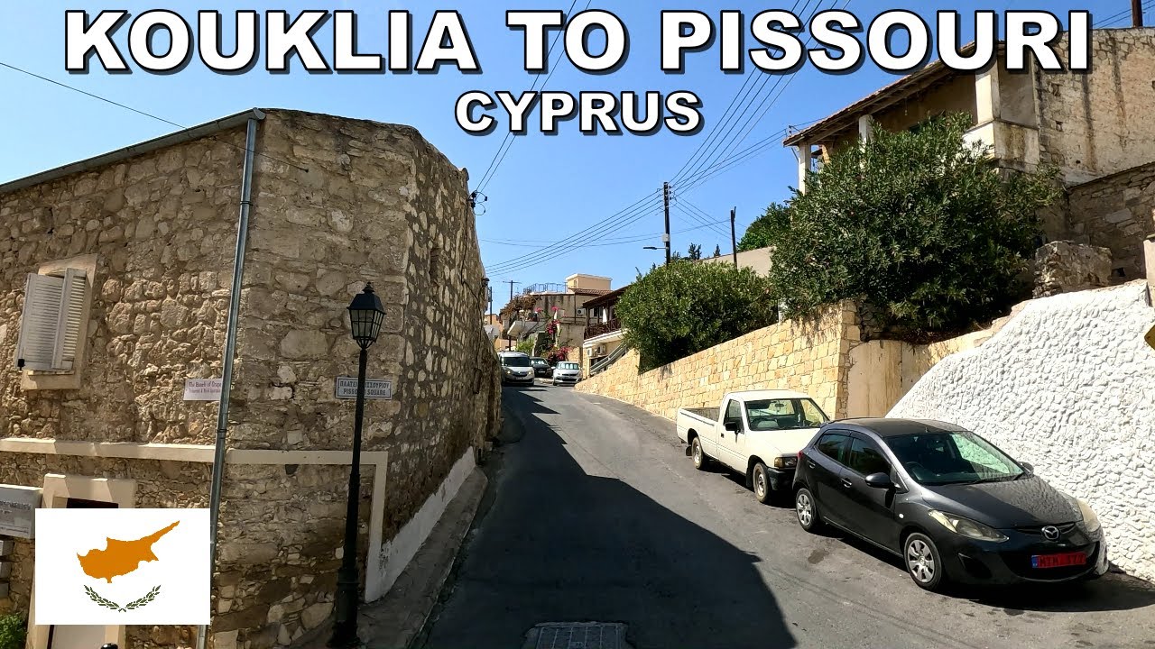 DRIVING from KOUKLIA VILLAGE to PISSOURI VILLAGE in CYPRUS 4K (60fps ...