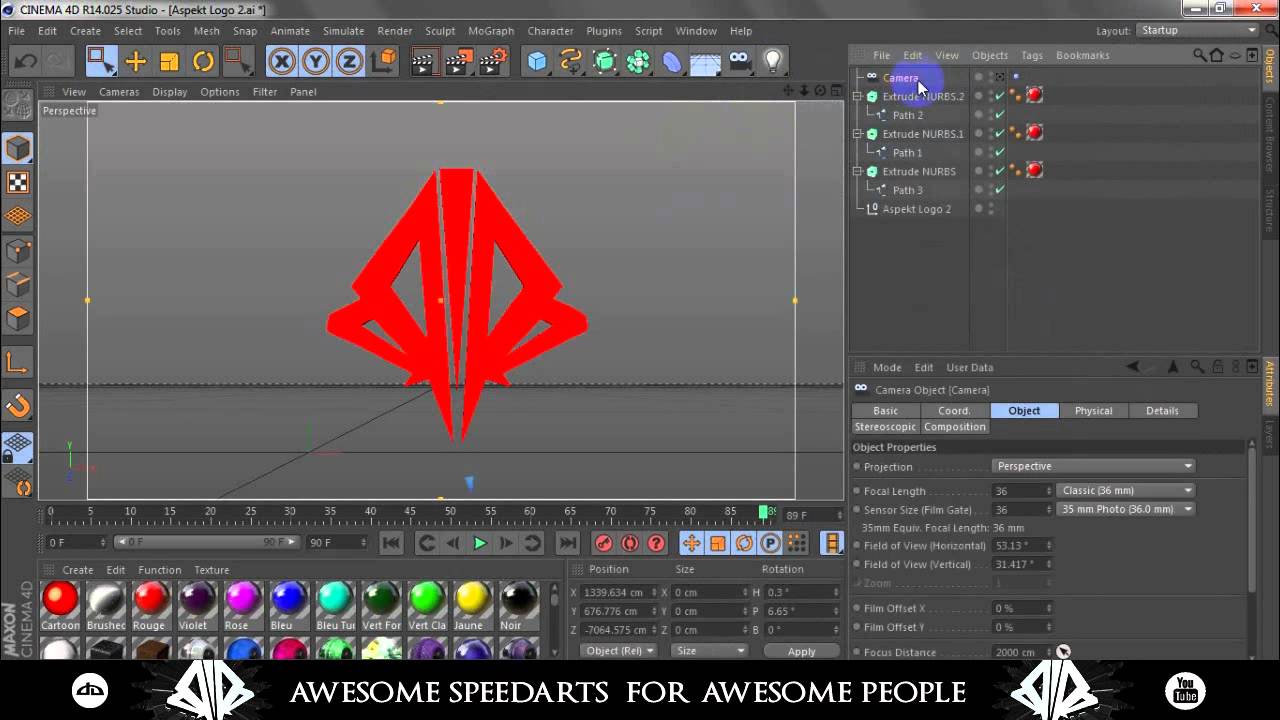 GFX Daily: How To Do A Camera Shake In Cinema 4D - YouTube