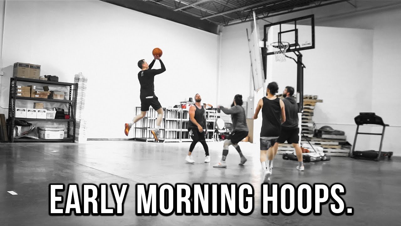 Early Saturday Morning Hoops at the HQ. - YouTube