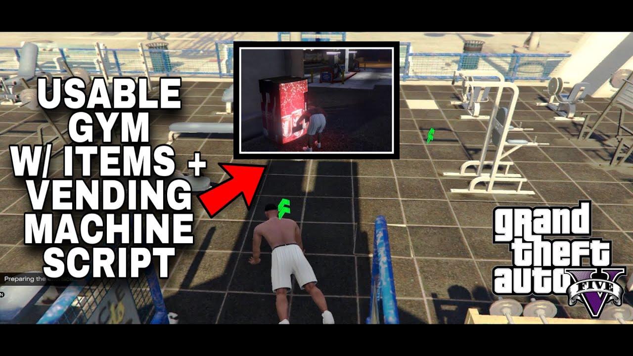 Usable Gym Script In GTA 5 RP (FiveM) | All The Bodybuilders Chased Me ...