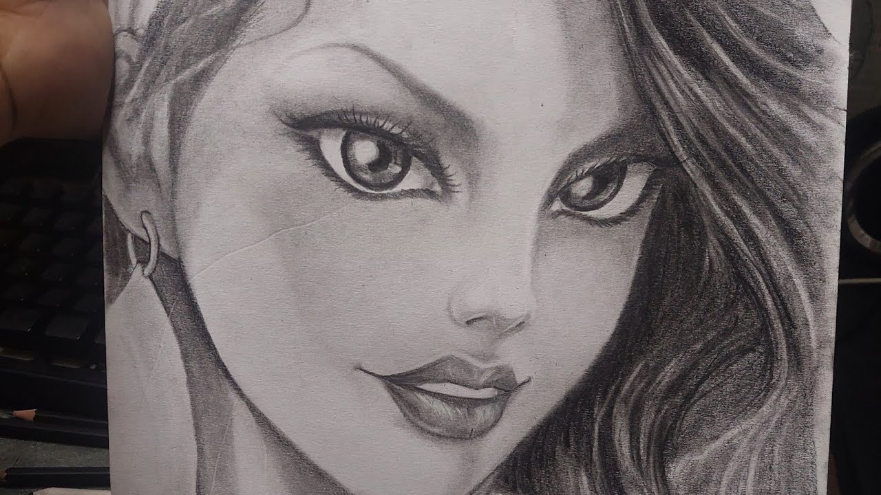 Drawing with graphite pencil - YouTube