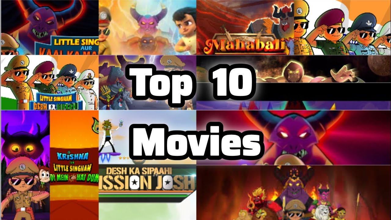 Little Singham Cartoon Top 10 Most Popular Movies All Time Best - YouTube