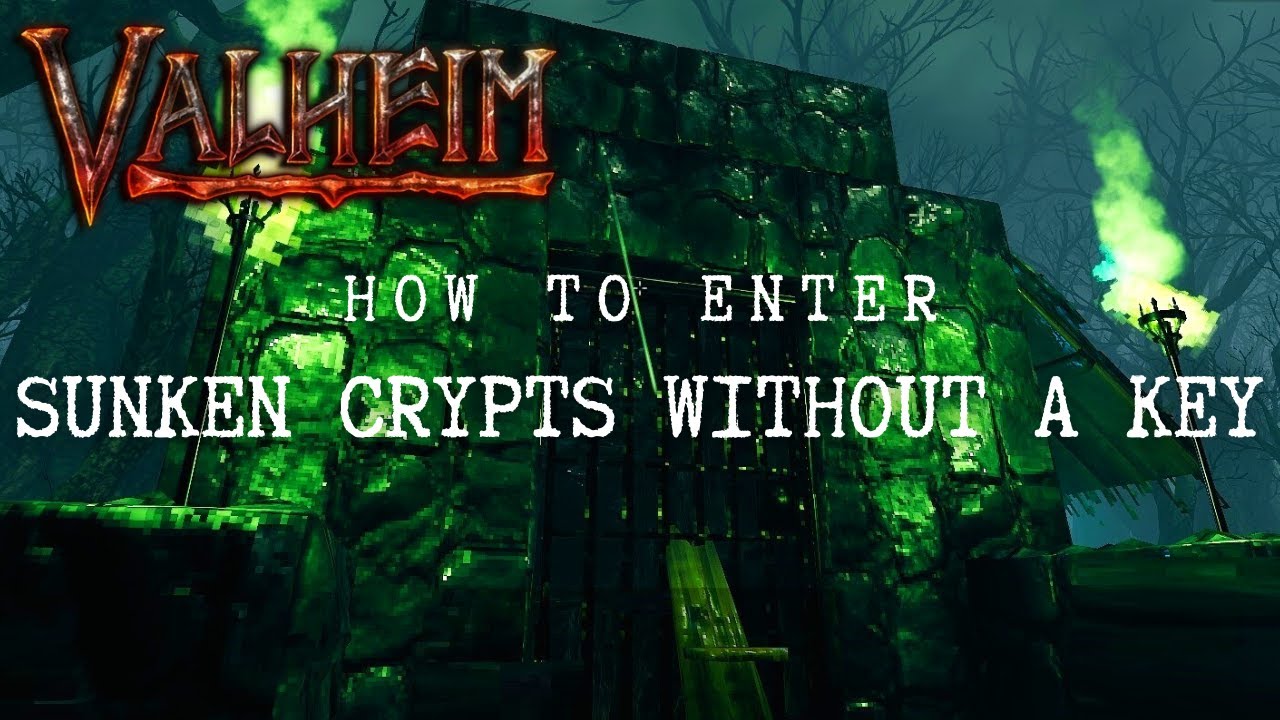 Valheim - How to Enter Sunken Crypts Without a Swamp Key - YouTube