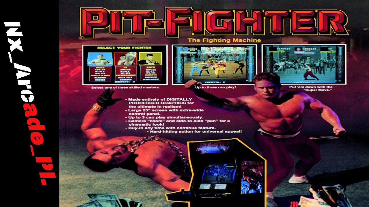 Pit Fighter game play - gry z automatów / salonów gier - NX Arcade PL ...