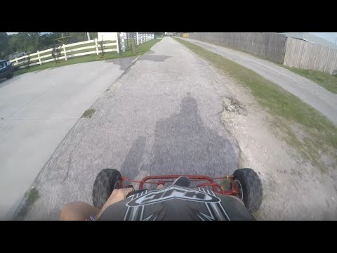 Wild High Speed GoKart Ride Around the Neighborhood - YouTube
