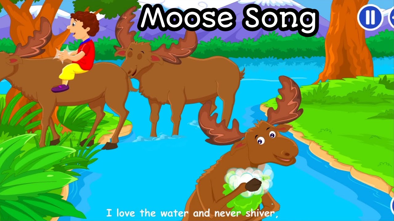 Moose song for Kids | Animals Songs for children - YouTube