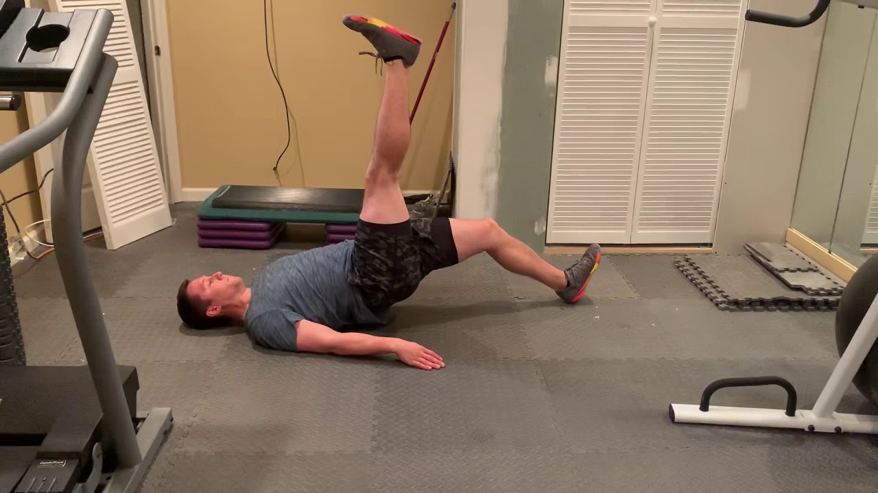 SL Supine Hamstring Hold - YouTube