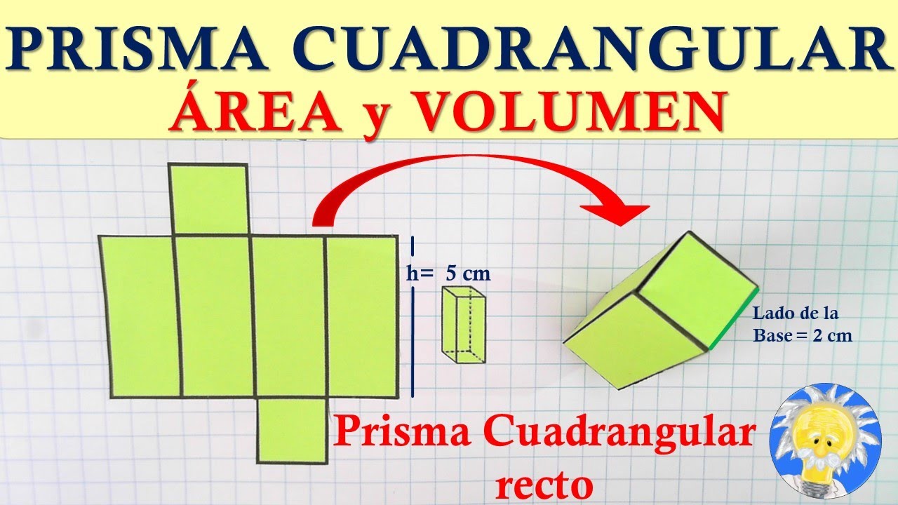 Prisma Rectangular Con Base Cuadrada